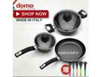Domo Brio Italy Cookware Minimum 74% off Offer on Amazon India Price Rs ...